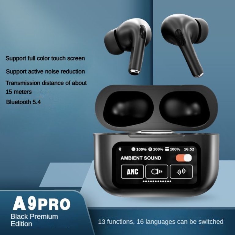 A9 Pro Smart Touch Screen Wireless Earbuds | SaveMart